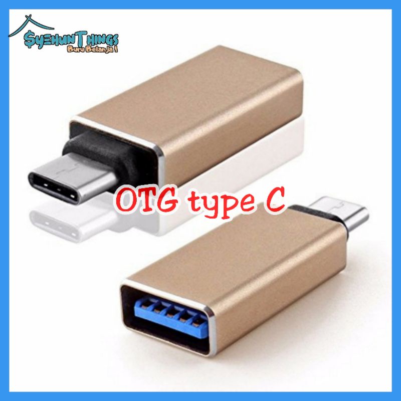Jual OTG USB type C/ Converter USB type C to Normal USB | Shopee Indonesia