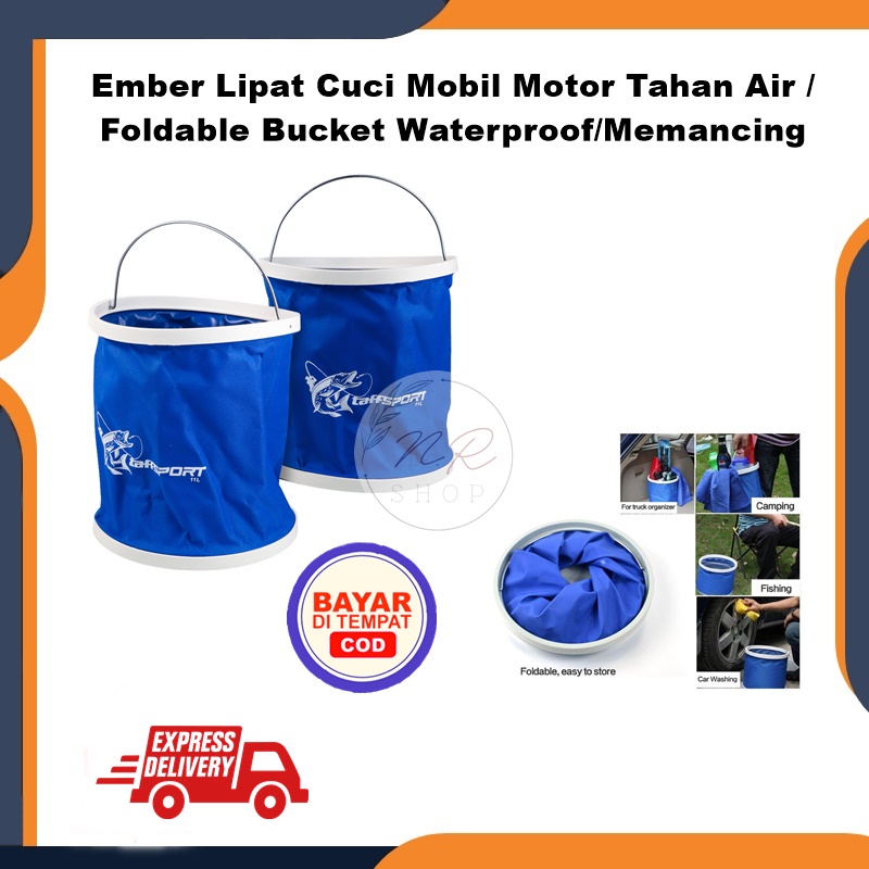 Jual Ember Lipat Cuci Mobil Motor Tahan Air / Foldable Bucket ...