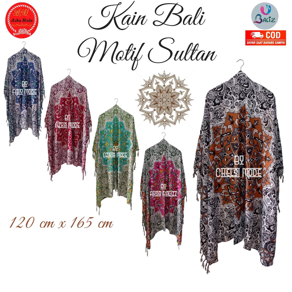 Jual Kain Bali Pantai - Kain Bali Motif New Sultan Rumbai Standar ...