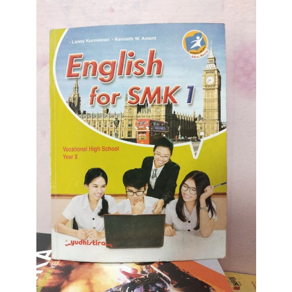 Jual BUKU BAHASA INGGRIS/ENGLISH FOR SMK 1/KELAS 10/X/1 SMK/MAK ...