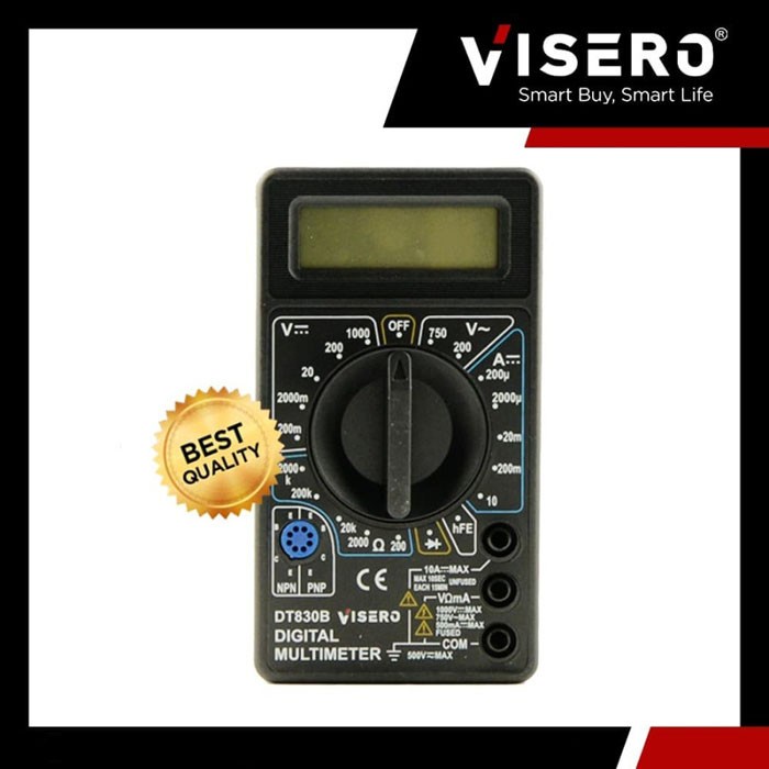 Jual Visero DT-830B Multimeter Digital Multitester Avometer DT830B ...