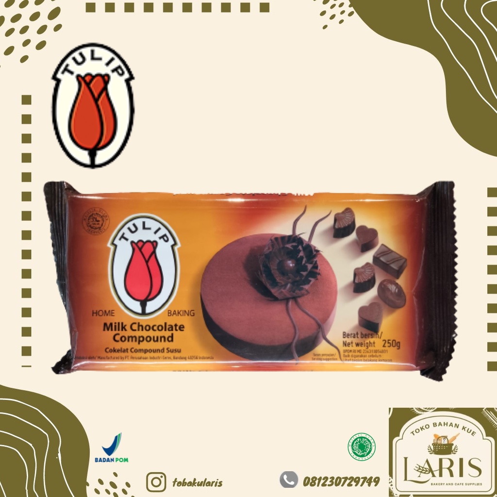 Jual Tulip Milk Chocolate Compound | Shopee Indonesia