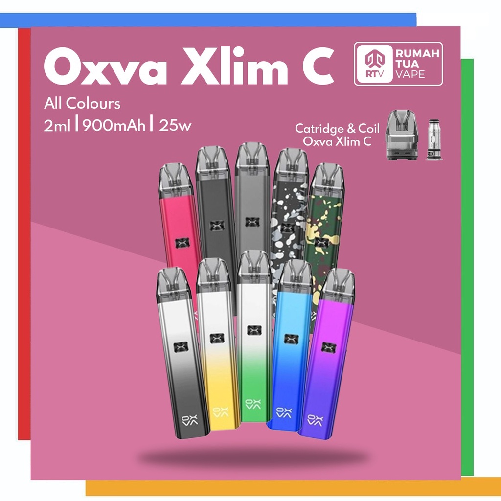 Jual OXVA XLIM C 25W 900MAH POD KIT BY OXVA | Shopee Indonesia