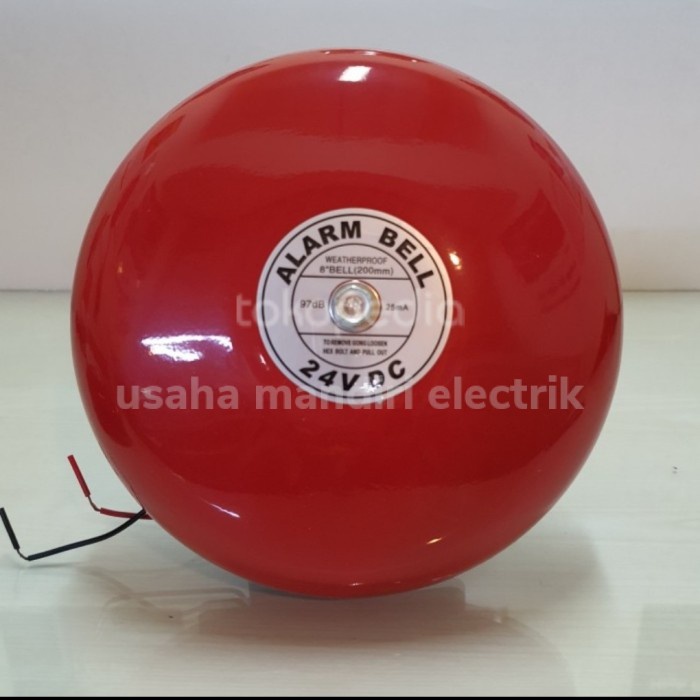 Jual ALARM BELL BESI 8 INCH 200mm, BELL KRING 8 INCH. FIRE ALARM BEL ...