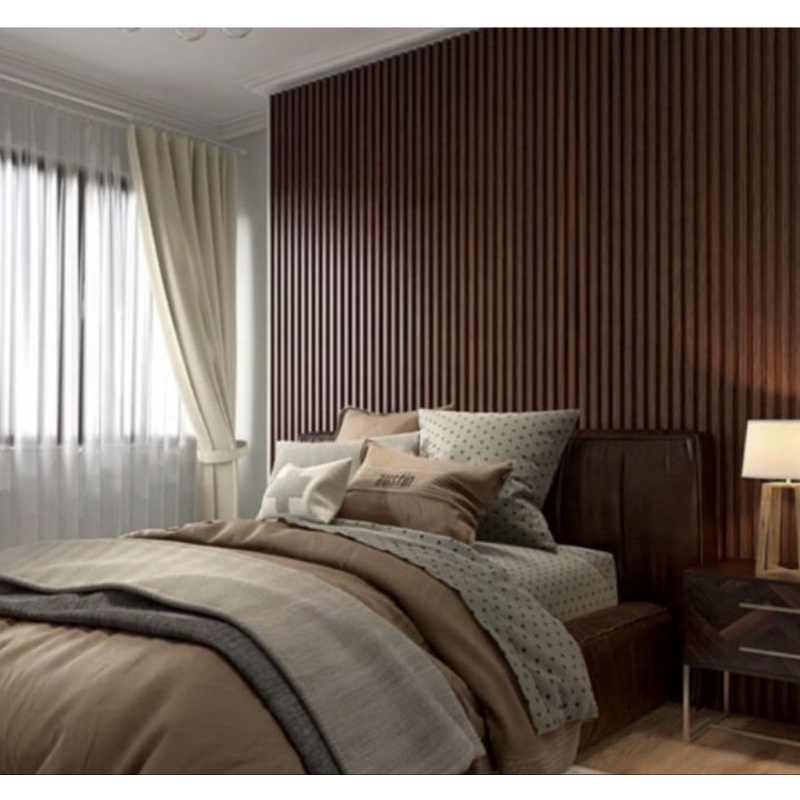 Jual wall panel composite / WPC PANEL dinding pvc | Shopee Indonesia