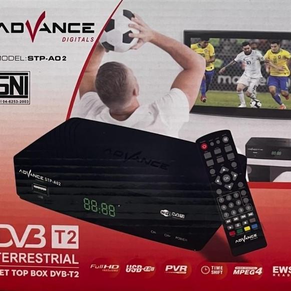 Jual Setup Box TV Digital Receiver Penerima Siaran Full HD Advance STP ...