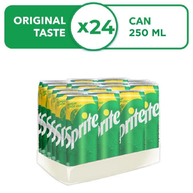 Jual Sprite Kaleng - 250mL x 24pcs | Shopee Indonesia