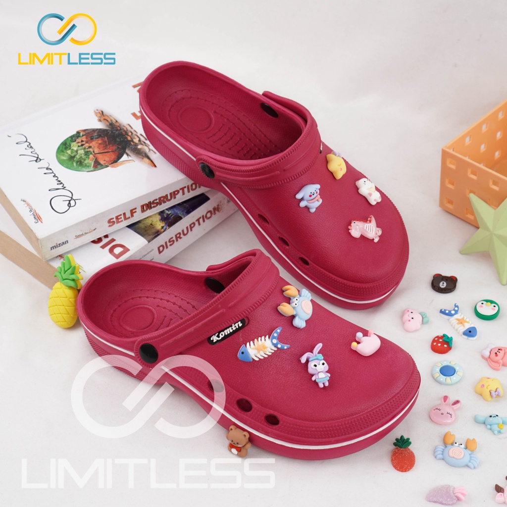 Jual Sendal Baim Wanita Karatkter 3D Lucu Limitless Sandal Bakpao Cewek ...