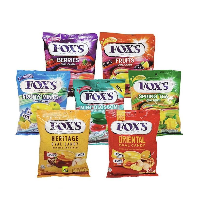 Jual Permen Foxs Rasa Buah - Fox's Crystal Clear 125gram | Shopee Indonesia
