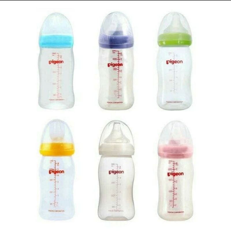 Jual BOTOL SUSU PIGEON WIDE NECK 240ML | Shopee Indonesia