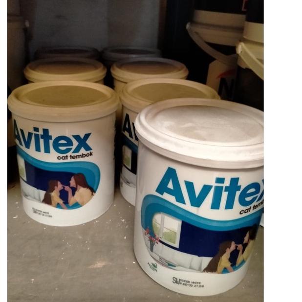 Jual BestSeller Cat Tembok AVITEX 1KG / CAT AVITEX KILOAN 1 KG PUTIH ...