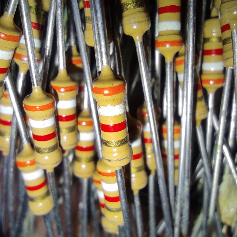 Jual 3K9 Resistor Vintage 1/2W Carbon Film Karbon NOS jadul audio 3,9K ...