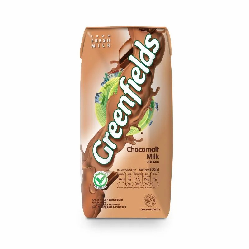 Jual GREENFIELDS UHT CHOCO 200ML /PCS | Shopee Indonesia