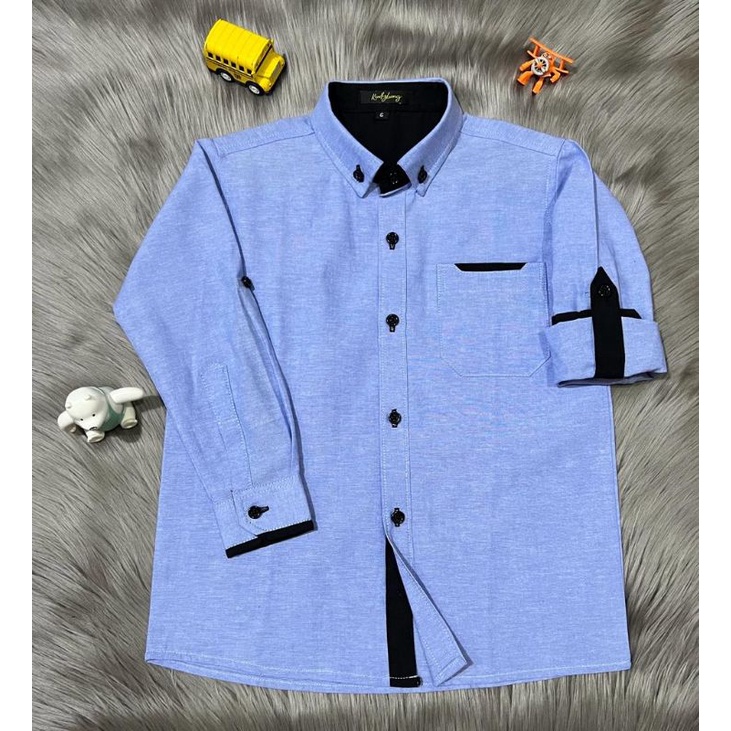 Jual Kemeja Fashion Lengan Panjang Skoder/Kemeja Anak Bahan Katun ...