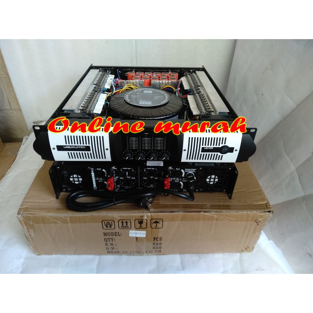 Jual Power Amplifier LAB GRUPPEN LG41500 Class H - 4 Channel | Shopee ...