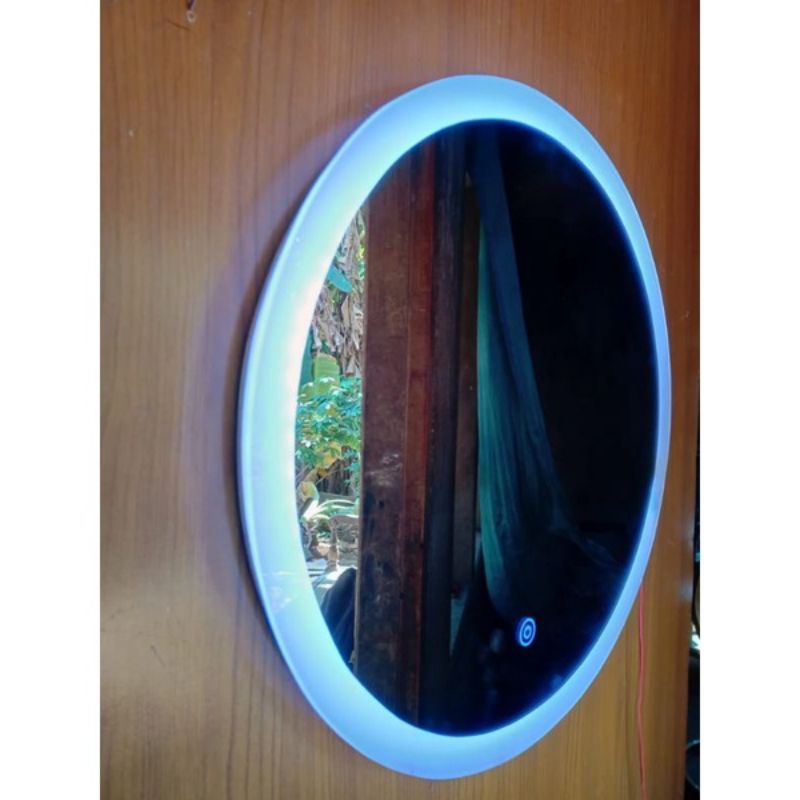Jual cermin rias aesthetic lampu led touch switch sensor non frame ...