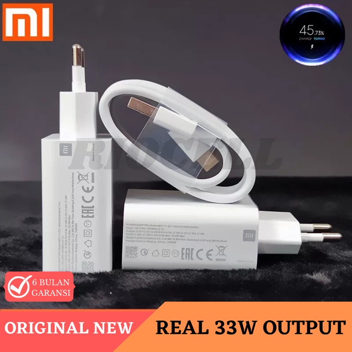 Jual Mi Turbo Charger Xiaomi Poco X3 Pro 33W Real OriginalUSB Type C ...
