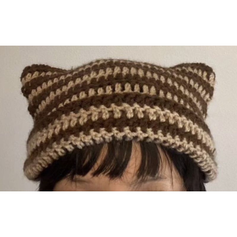 Jual HANDMADE BEANIE CAT HAT/CAT BEANIE/TOPI KUPLUK CUTE/VIRAL/FASHION ...