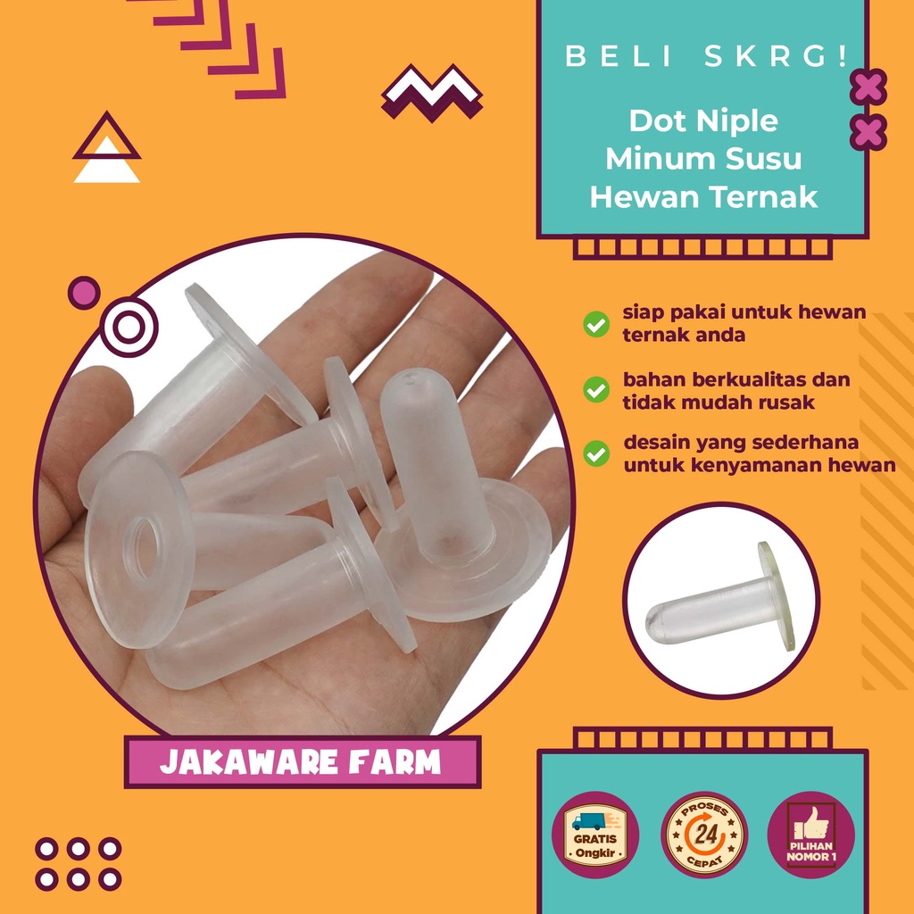 Jual Dot Botol Minum Susu Sapi Pedet anak Kuda Kerbau Dot silikon Hewan ...