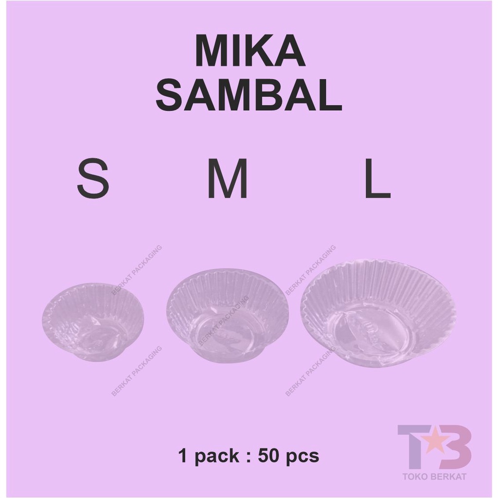 Jual CUP MIKA SAMBAL ISI 50 PCS / CUP SAMBAL / CUP SAOS / CUP SAUS ...