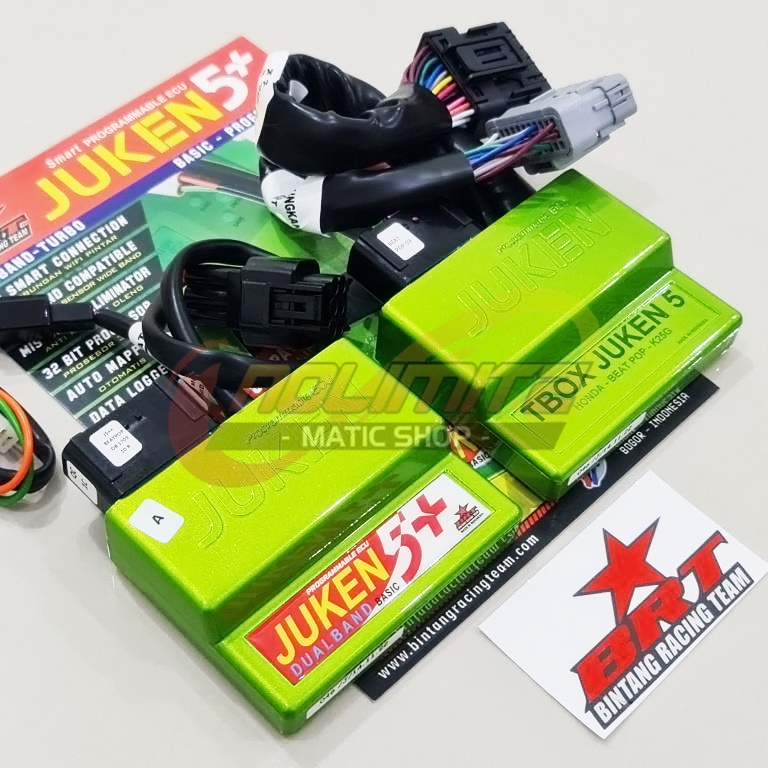 Jual ECU BRT Juken 5 + Plus TBOX Dualband Beat Pop Street Scoopy 110 FI ...