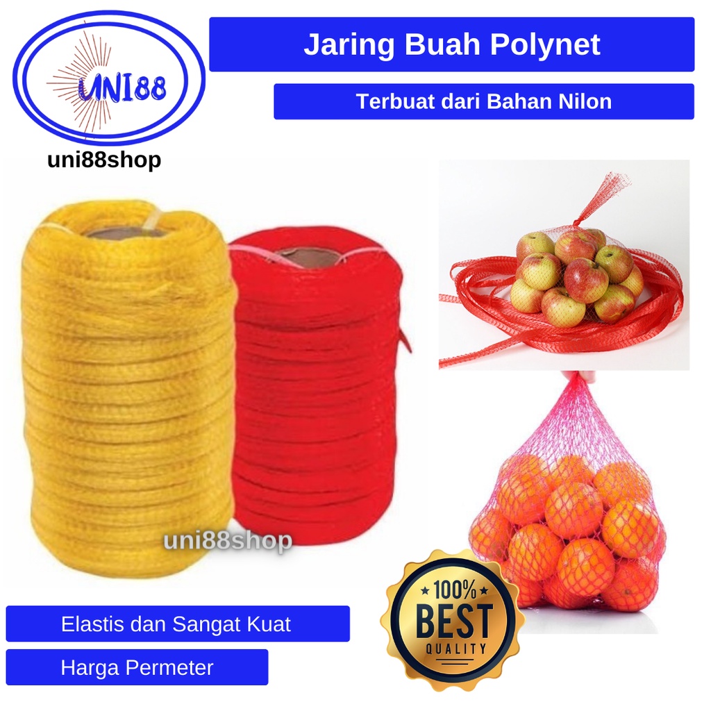 Jual Polynet Jaring Buah Jaring Sayur Jaring Bawang Kantong Jaring ...