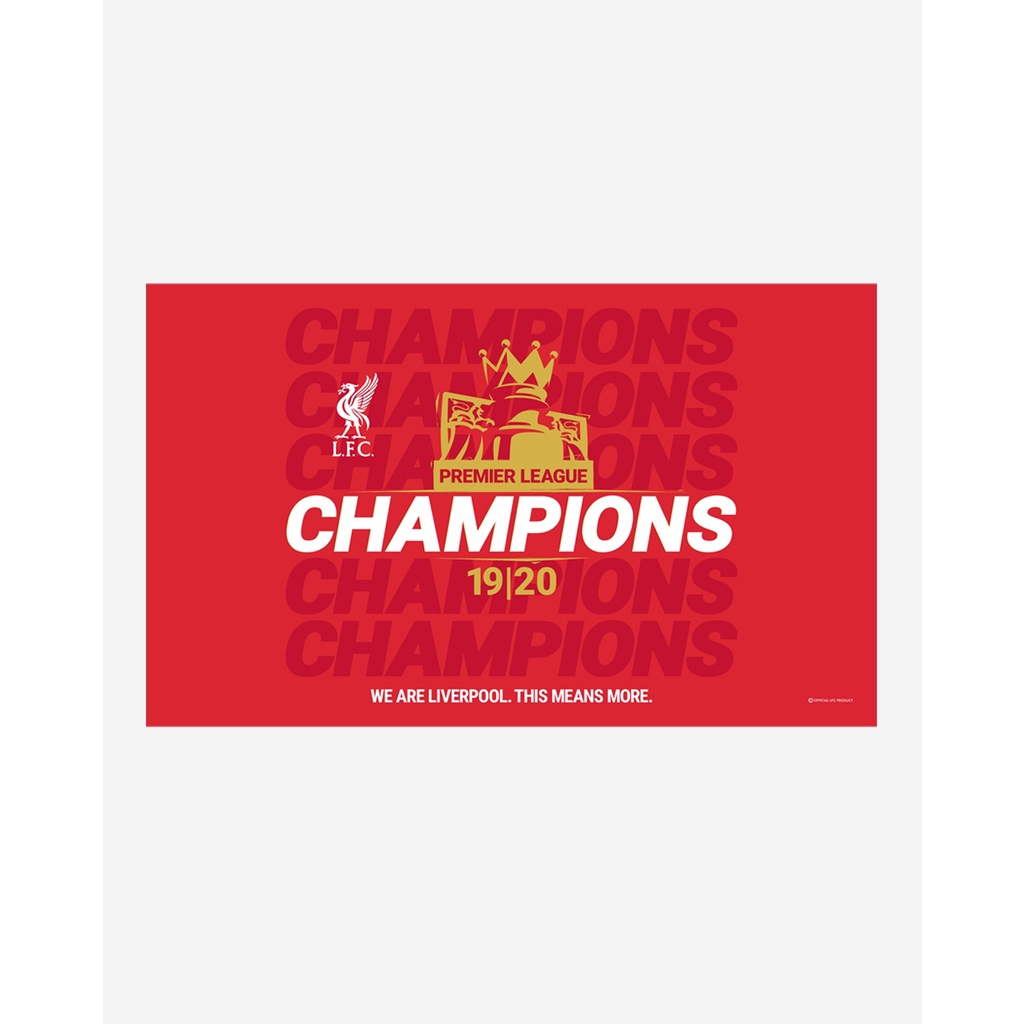 Jual Bendera Liverpool LFC EPL Champions 19-20 Flag | Shopee Indonesia