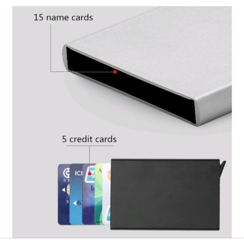 Jual Tempat Kartu Atm | Kartu Kredit CC Kartu nama Dompet Premium Mini ...