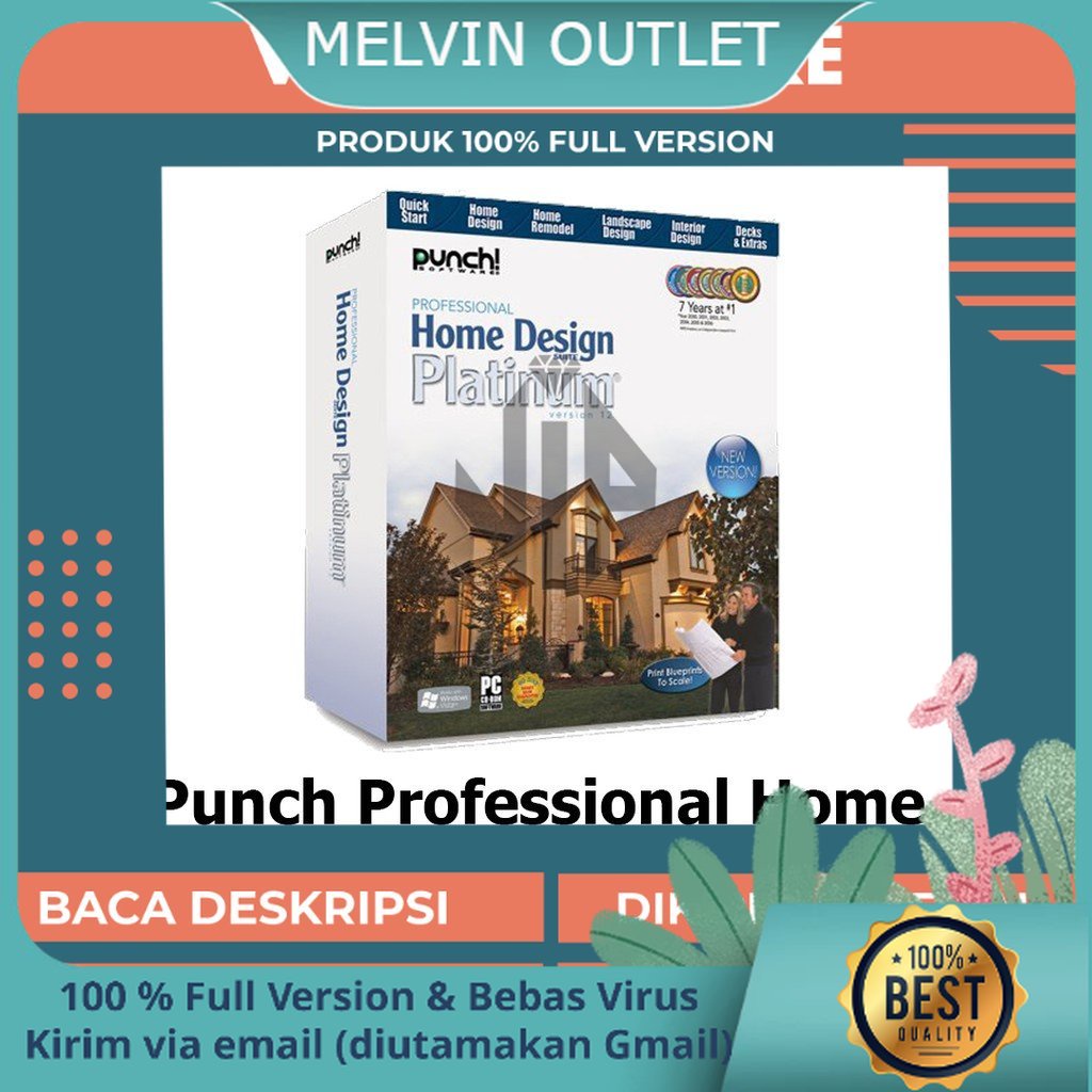 Jual Software Punch Professional Home Design Suite Platinum Full ...