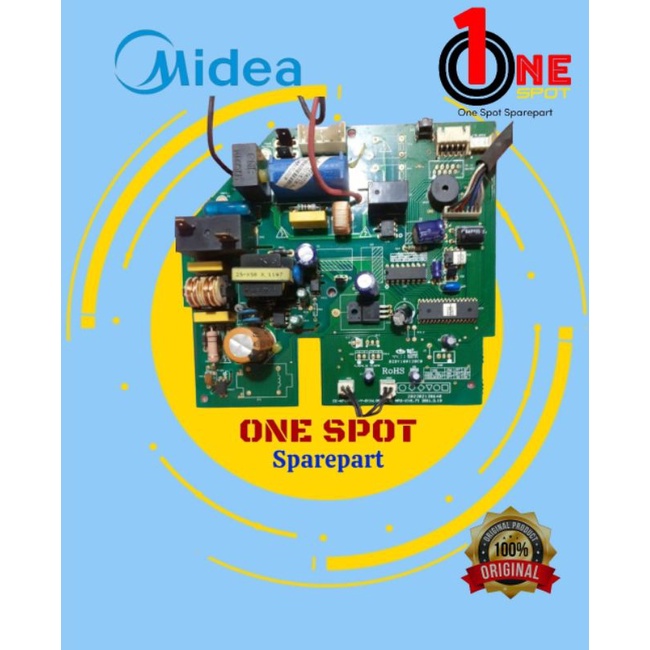 Jual MODUL PCB AC SPLIT STANDARD MIDEA 0.5PK-1PK ORIGINAL PART | Shopee ...