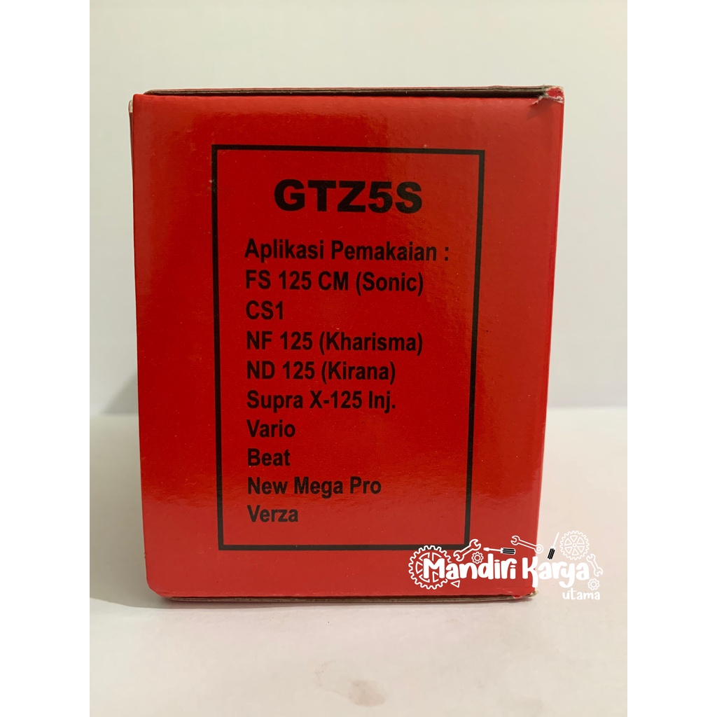 Jual AKI / ACCU / BATTERY GTZ5S GS / AKI SUPRA VARIO VERZA | Shopee ...