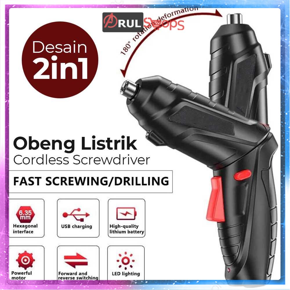 Jual ARS TOOLS - Liangdi Obeng Listrik Cordless Screwdriver - Q029 | Shopee Indonesia