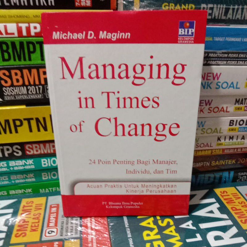 Jual Buku Original Managing in Times of Change 24 Poin Penting Bagi ...