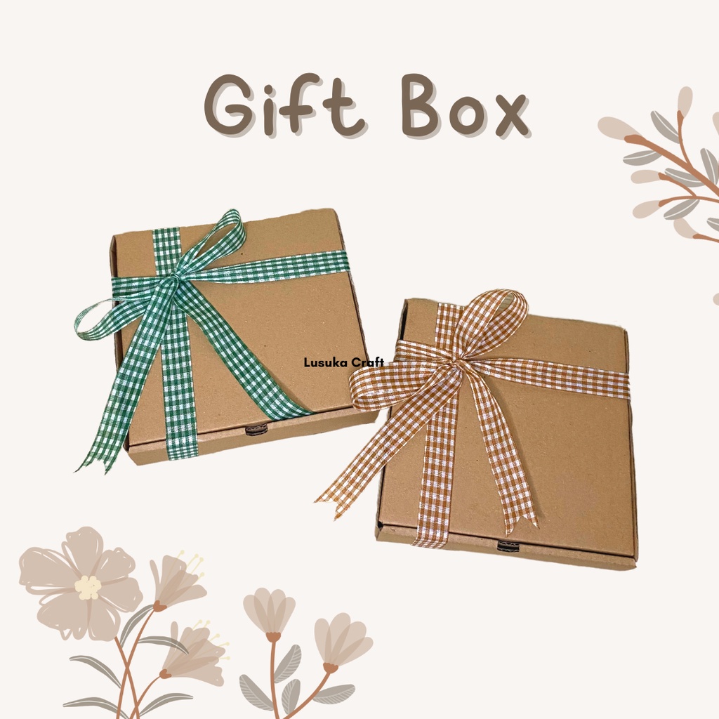 Jual Gift Packaging Series Box Paper Bag Aesthetic By Lusuka Craft ...