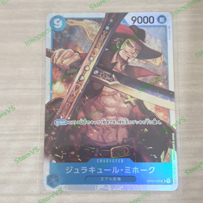 Jual Dracule Mihawk SR OP01-070 - One Piece Card Game OP-01 | Shopee ...