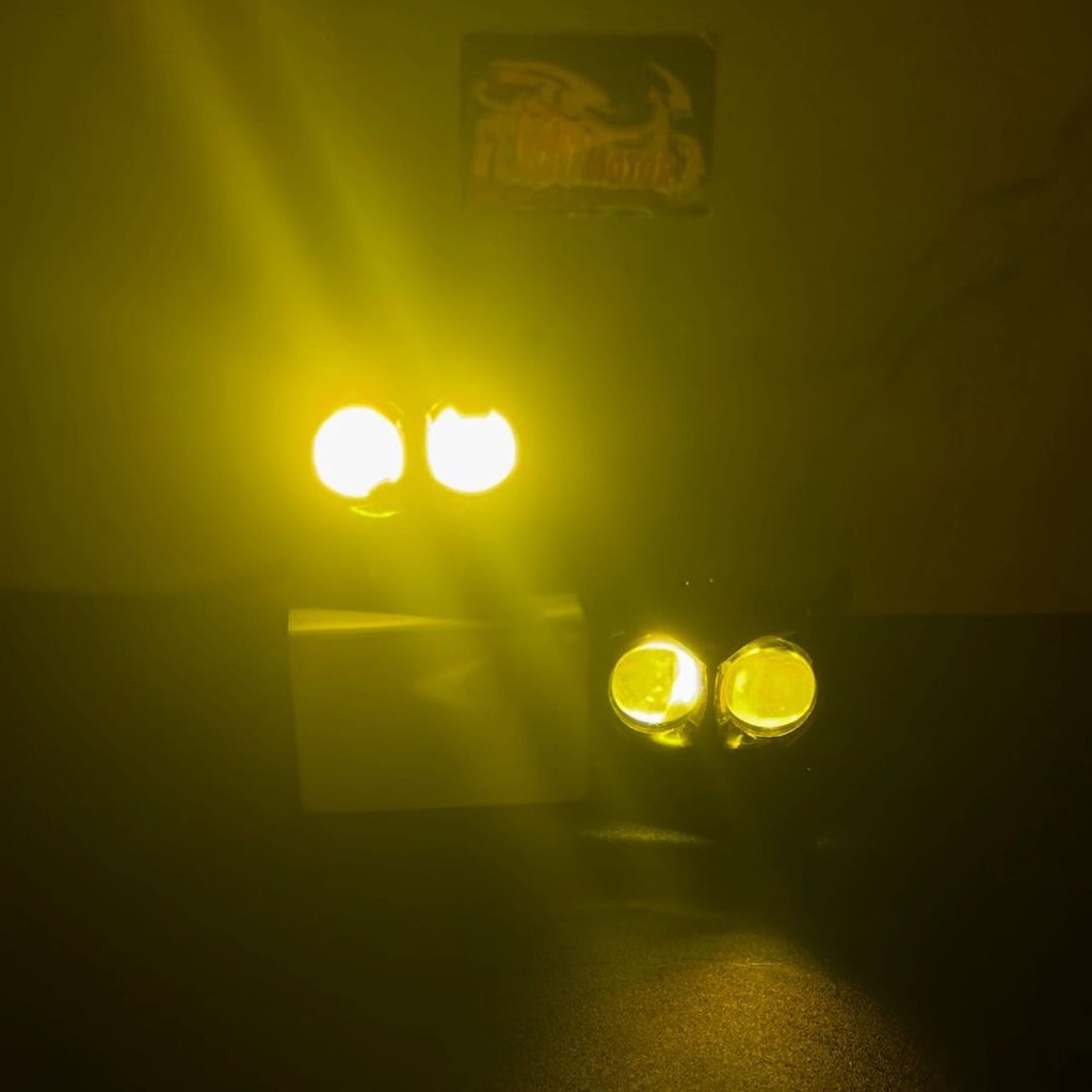 Jual LAMPU TEMBAK LASER VYNIX MINI 1 SET SINI 2 NYALA PUTIH/KUNING ...