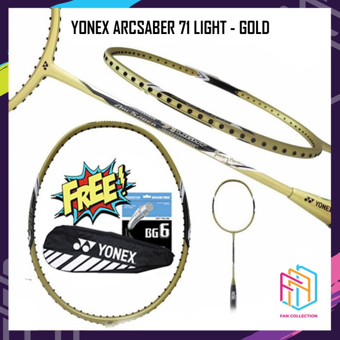 Jual Raket New Color Yonex Raket Badminton Arc Saber 71 Light Original ...