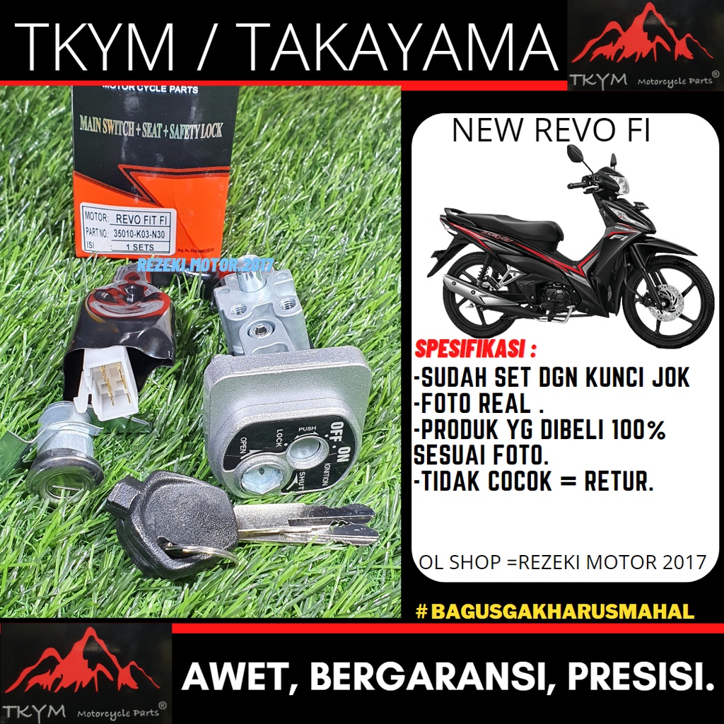 Jual KUNCI KONTAK SET HONDA REVO ABSOLUTE INJEKSI , REVO OLD , GRAND , PRIMA , KARISMA, BLADE ...