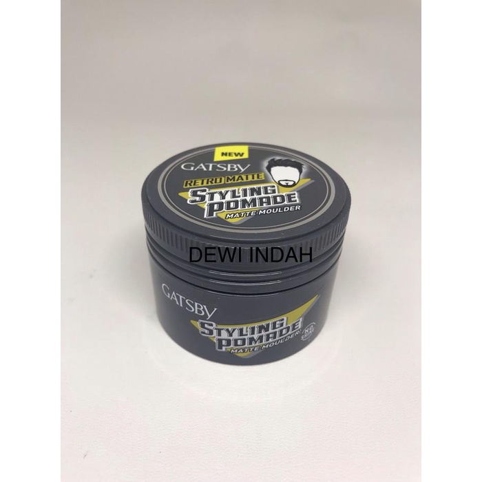 Jual GATSBY STYLING POMADE RETRO MATTE STYLE /ABU) | Shopee Indonesia