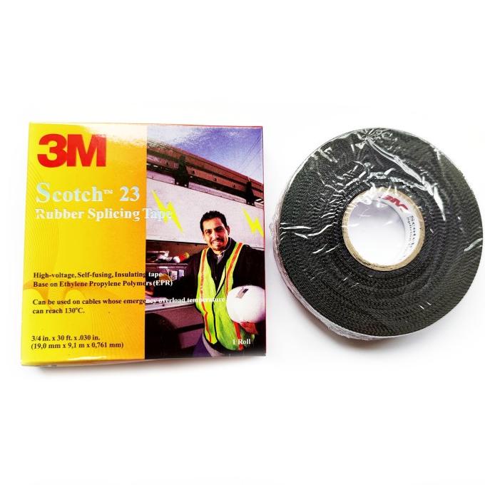 Jual Isolasi Listrik 3M Scotch 23 / Rubber Splicing Tape tahan panas ...