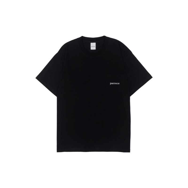 Jual parrece heavyweight basic pocket t-shirt black | Shopee Indonesia