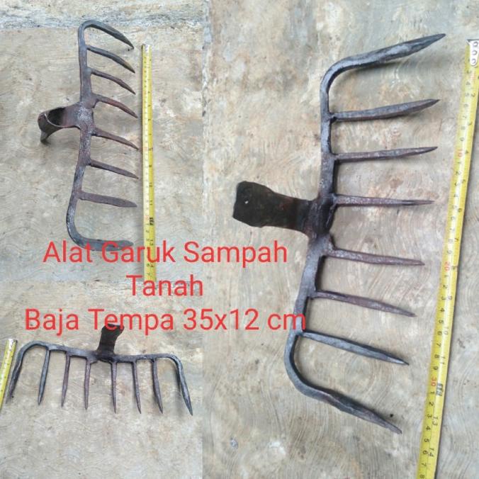 Jual Alat Garuk Sampah dan Tanah Baja Tempa 35x15 | Shopee Indonesia