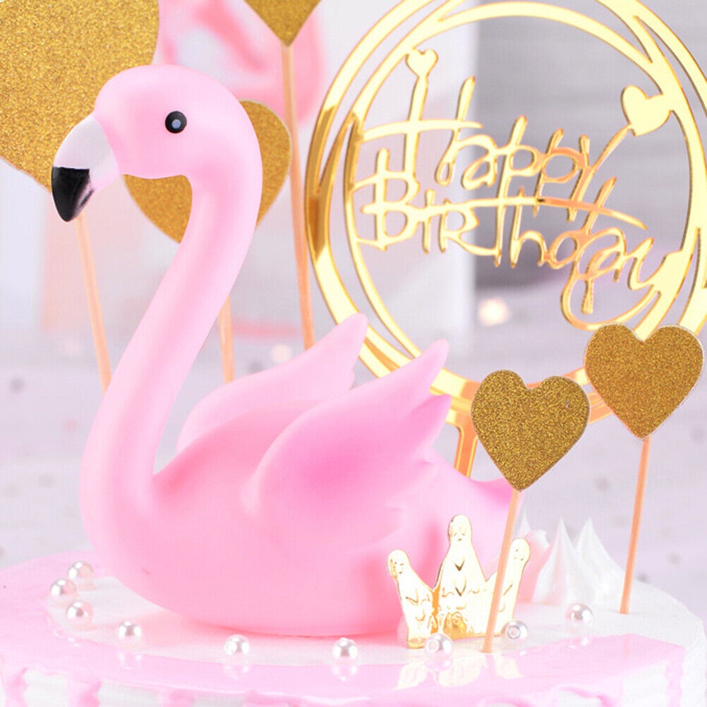 Jual CAKE TOPPER DEKORASI CAKE FLAMINGGO PINK/CAKE TOPPER ANGSA SWAN ...