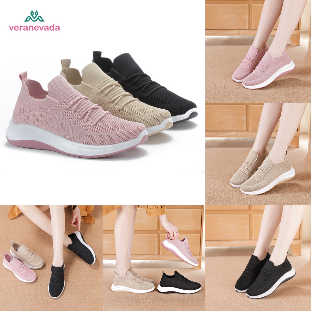 Jual Vera Nevada Sepatu Sneakers Wanita Sport Shoes A37 | Shopee Indonesia