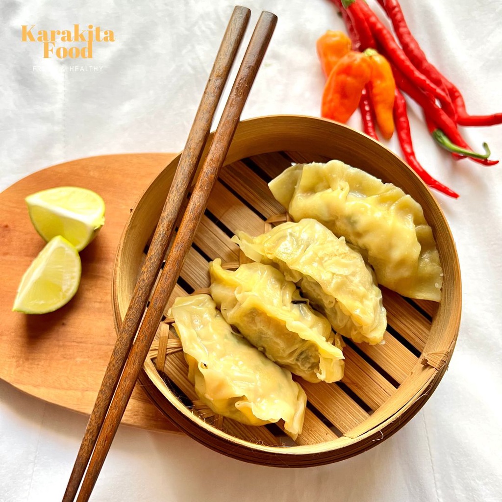 Jual Gyoza Frozen Ayam Jamur / Gyoza Premium Ayam Udang Jamur / Halal ...