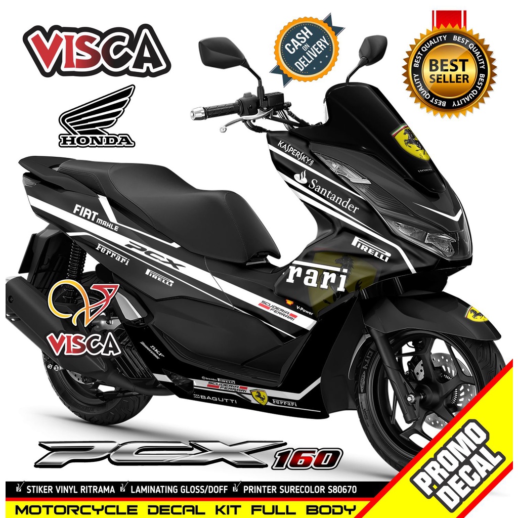 Jual Stiker Pcx 160 Terbaru 2022 Decal Pcx 160 Full Body Stiker Pcx 160 ...