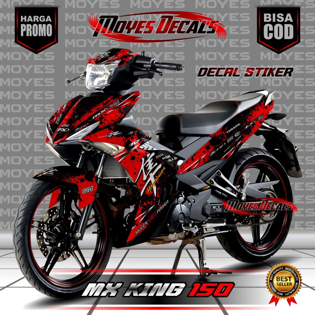 Jual COD BAYAR DI TEMPAT - Stiker Decal Motor Jupiter Mx King 150 New ...