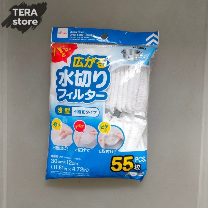 Jual daiso saringan bak cuci piring isi 55 quick ope drain filter ...