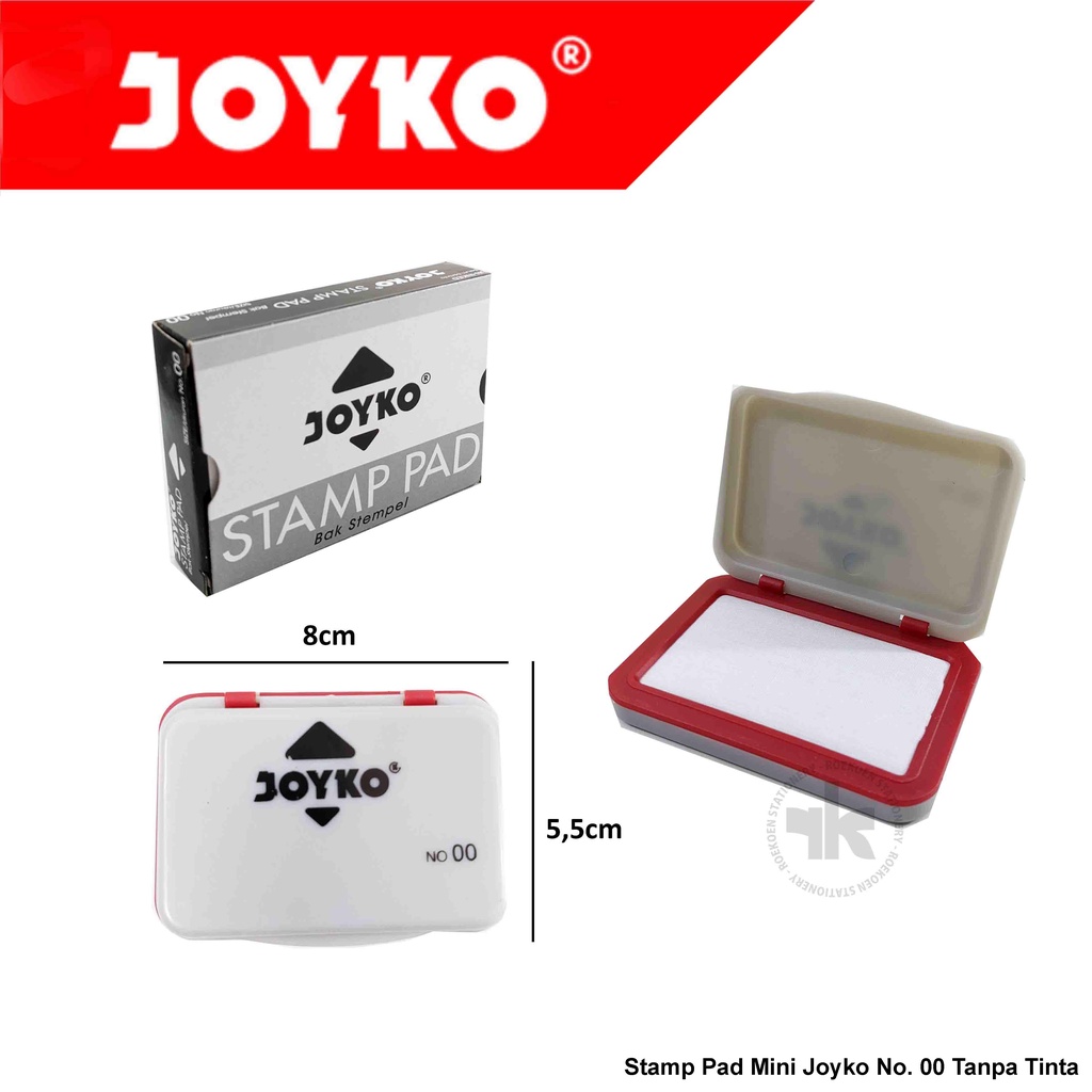 Jual Joyko Stamp Pad Mini No. 00 (Tanpa Tinta) | Shopee Indonesia