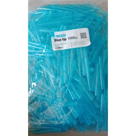 Jual BLUE TIPS /BLUE TIPS BIRU 1000 Ul BAG ISI 500 ONEMED | Shopee ...